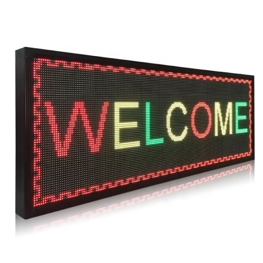 Επιγραφή LED Μoνής Όψης 100x20 cm RGB Aδιάβροχη - E-Zozef